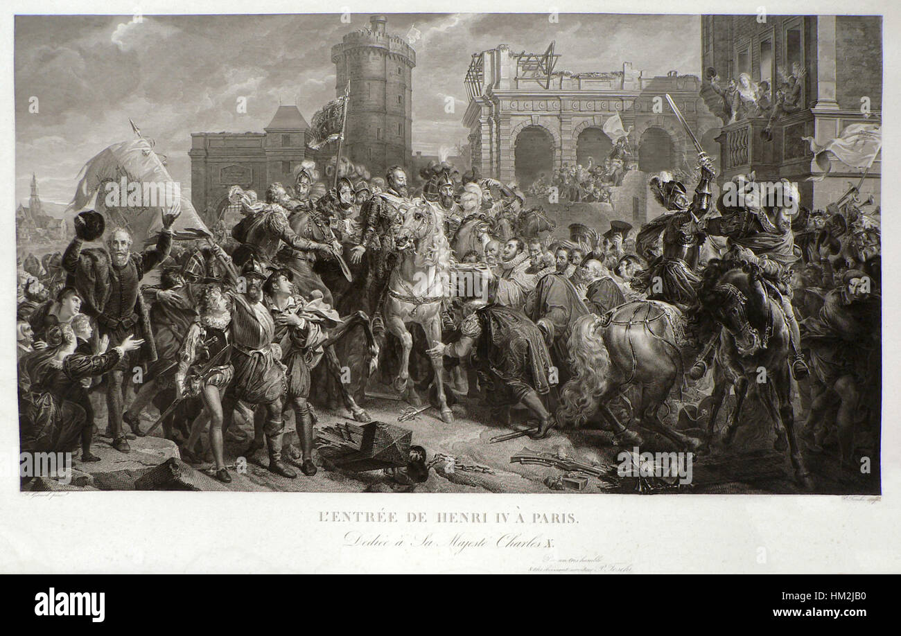 The portrait of Henri IV by Toschi captures the French king's regal ...