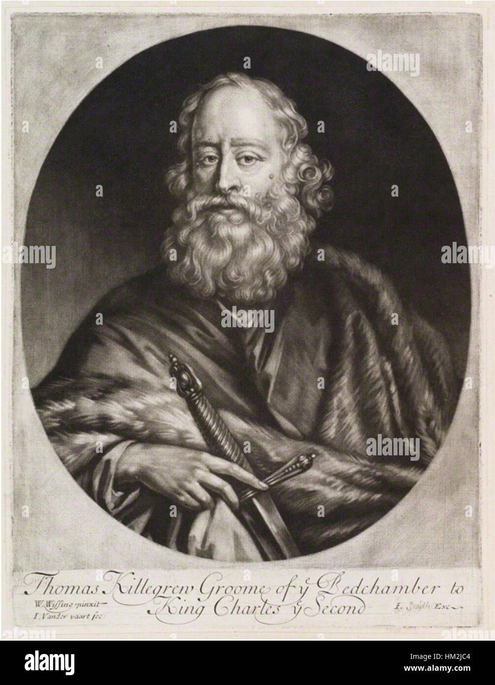 This portrait by Jan van der Vaart depicts Thomas Killigrew, an English ...