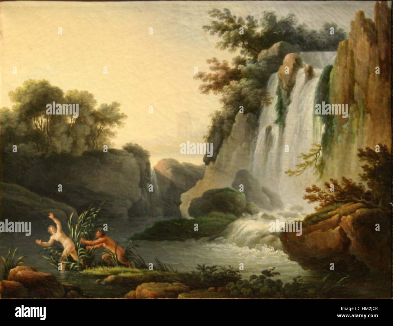 'Pan et Syrinx' by Henry d'Arles, a painting depicting the Greek myth ...