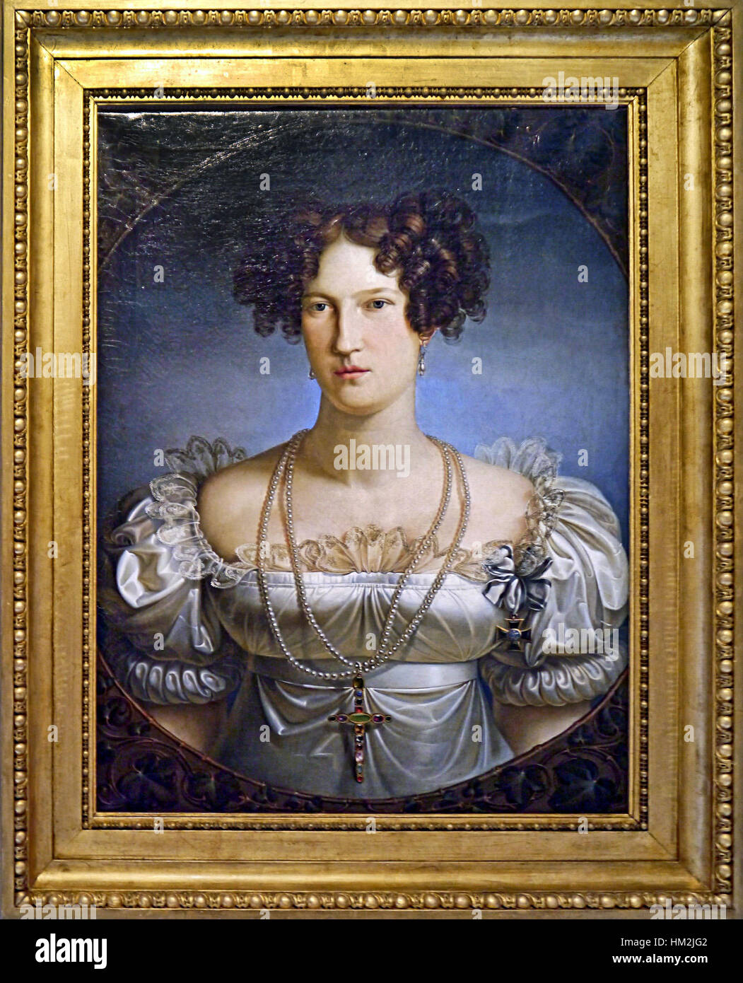 The painting depicts Princess Marianne of Prussia, focusing on her ...