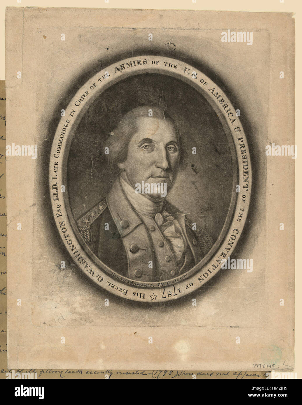 This portrait of George Washington, painted by an unknown artist ...