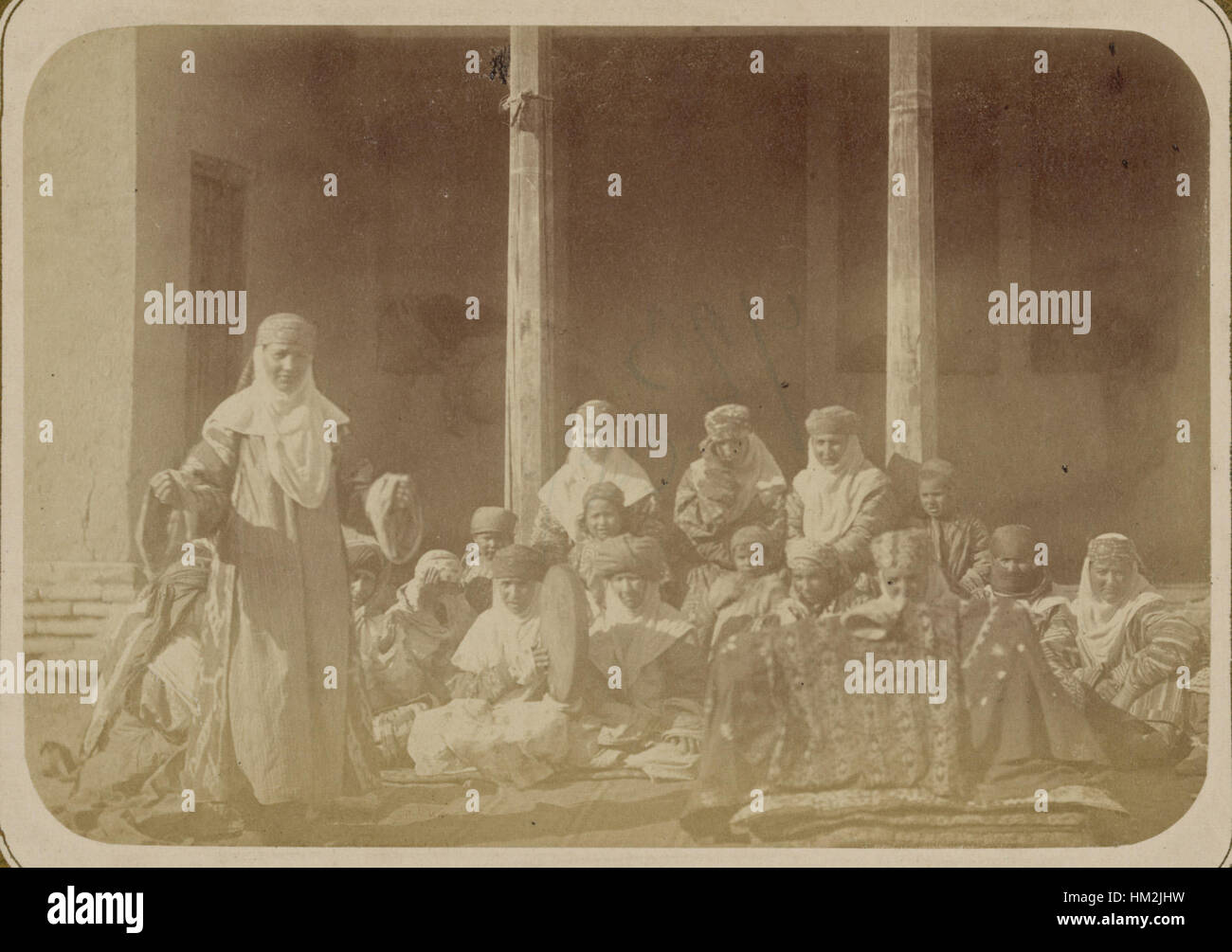 This artwork titled *Jewish Customs: Swaddling the Cradle* illustrates ...