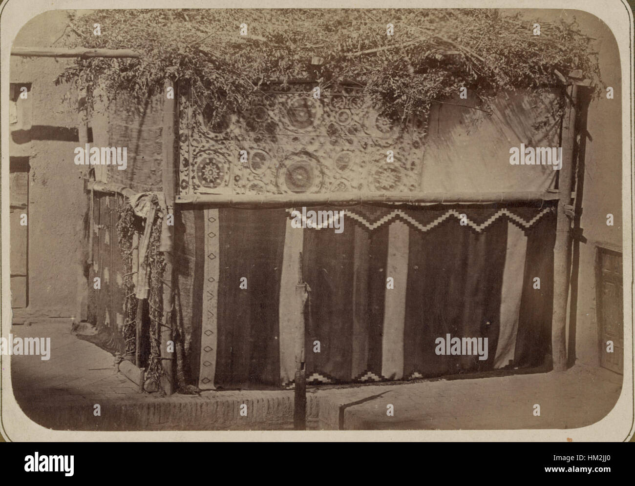 This 19th-century painting illustrates the external view of a holiday ...