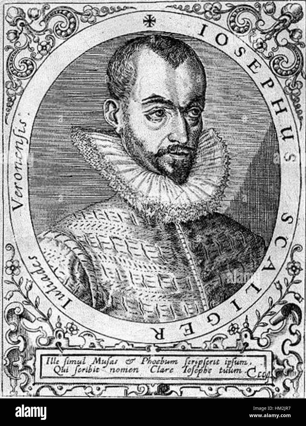 Joseph Juste Scaliger, a prominent 16th-century scholar and historian ...