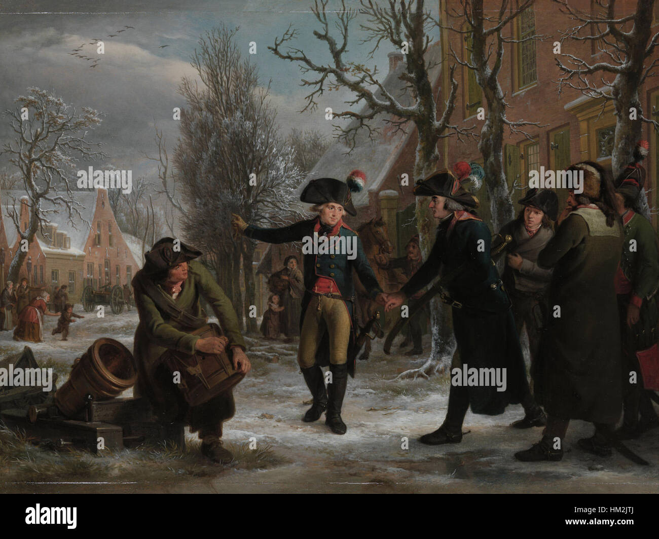 ‘Krayenhoff Daendels 1795’ depicts a historical figure of the Dutch ...