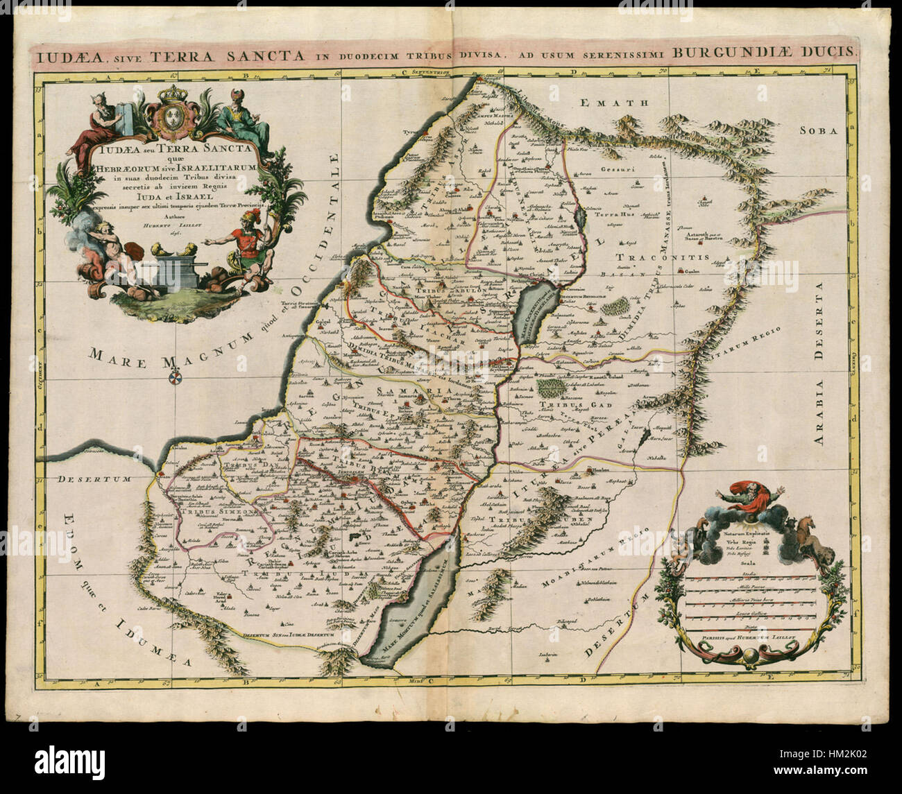 This map titled 'Judaea, or the Holy Land, Which is Divided into the ...