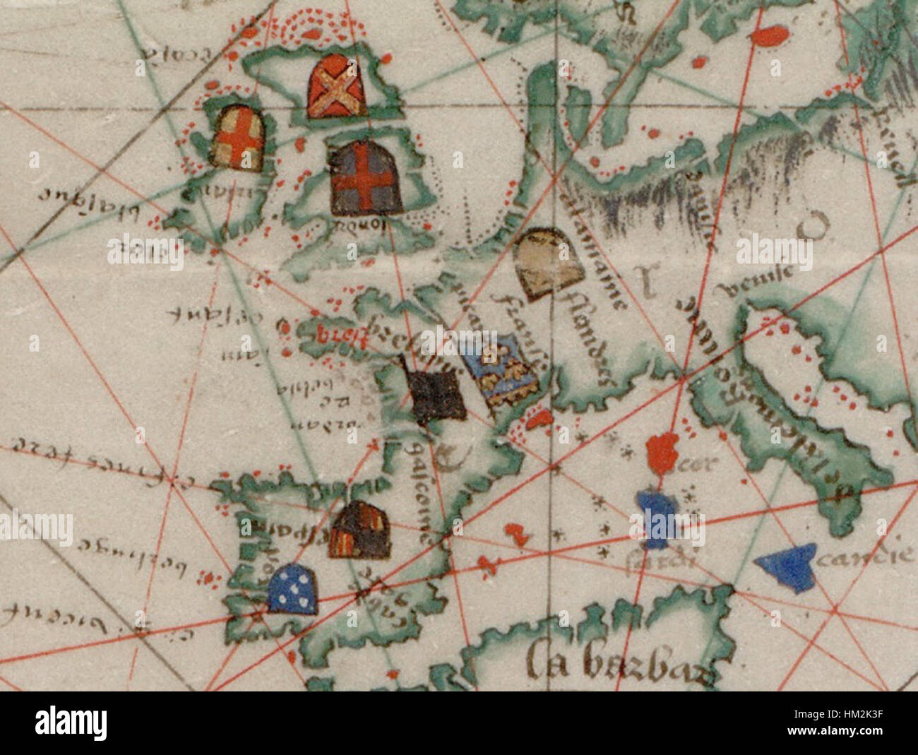 Portolan charts world map hi-res stock photography and images - Alamy