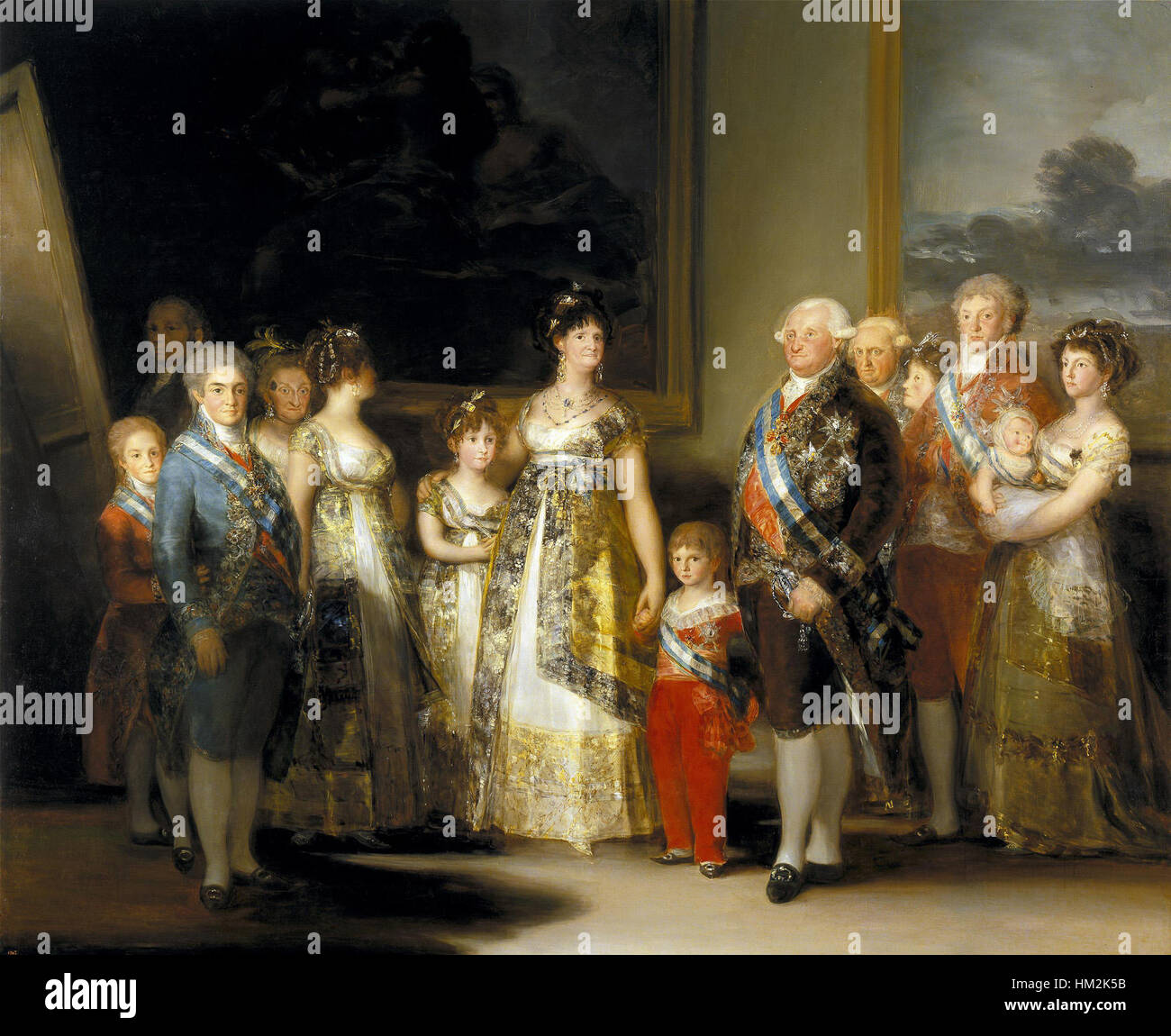 'La familia de Carlos IV' (1800) by Francisco de Goya is a famous royal ...