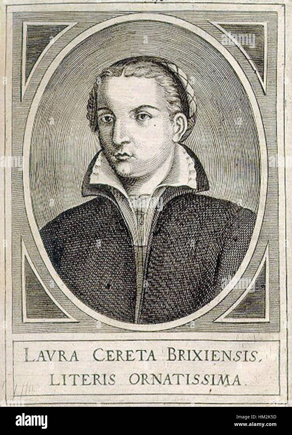 This painting by Laura Cereta, known for her Renaissance portraits ...