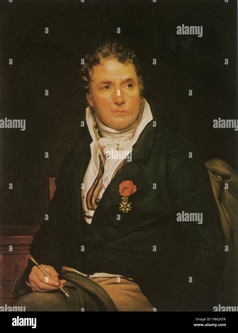 This painting by Jacques-Louis David, created by Rouget, presents the ...