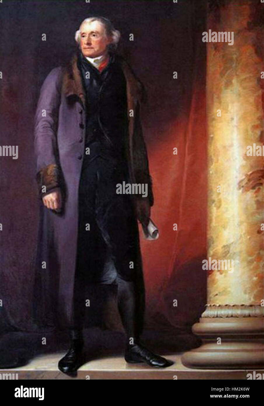 Thomas Sully's portrait of Thomas Jefferson, painted for the U.S ...