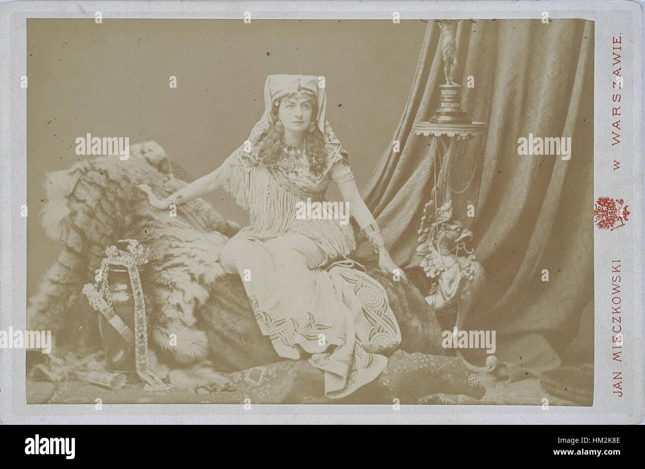 A portrait of Helena Modrzejewska, a famous Polish actress, painted by ...