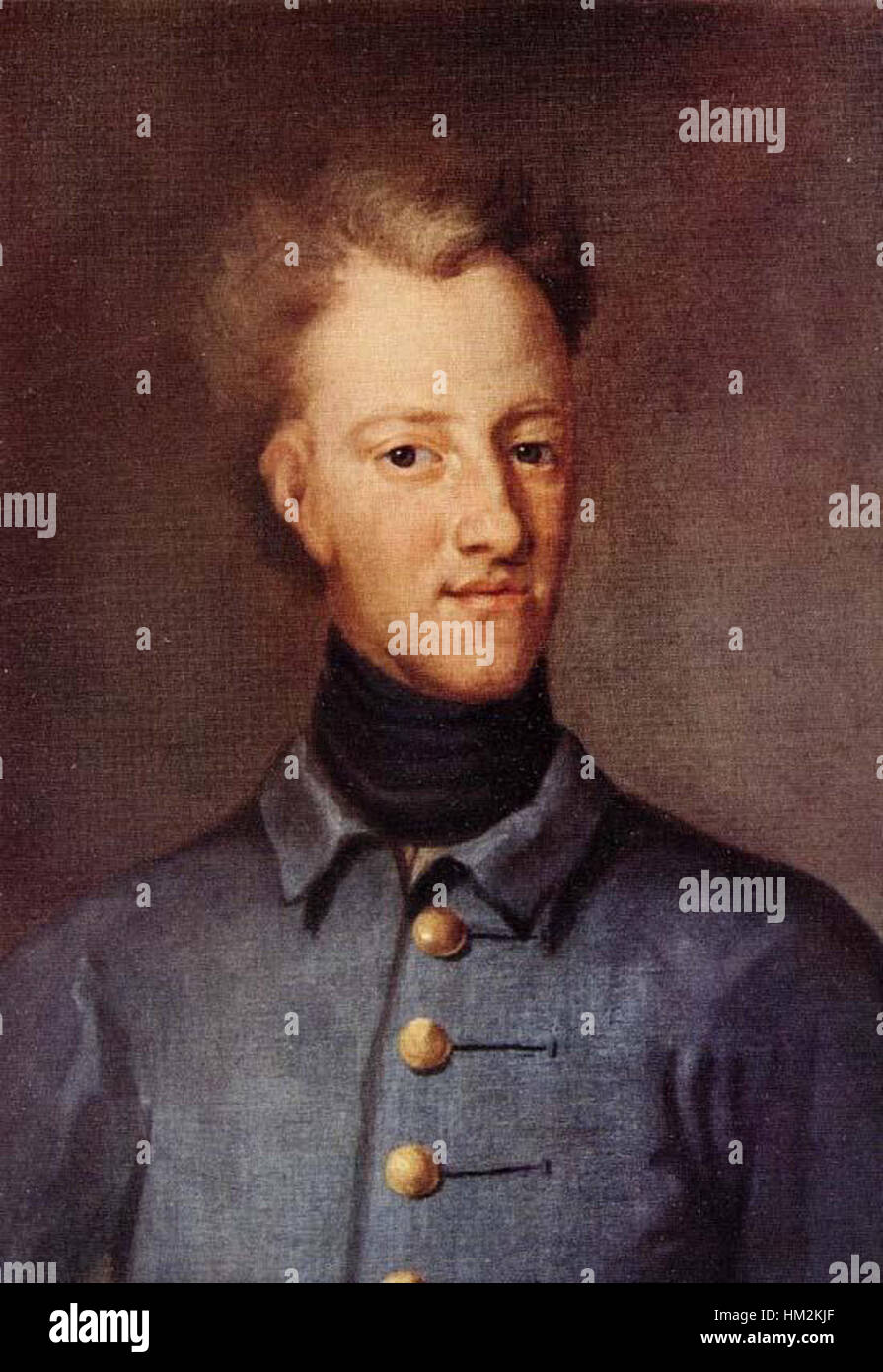 This painting from 1706 depicts King Karl XII of Sweden, a significant ...