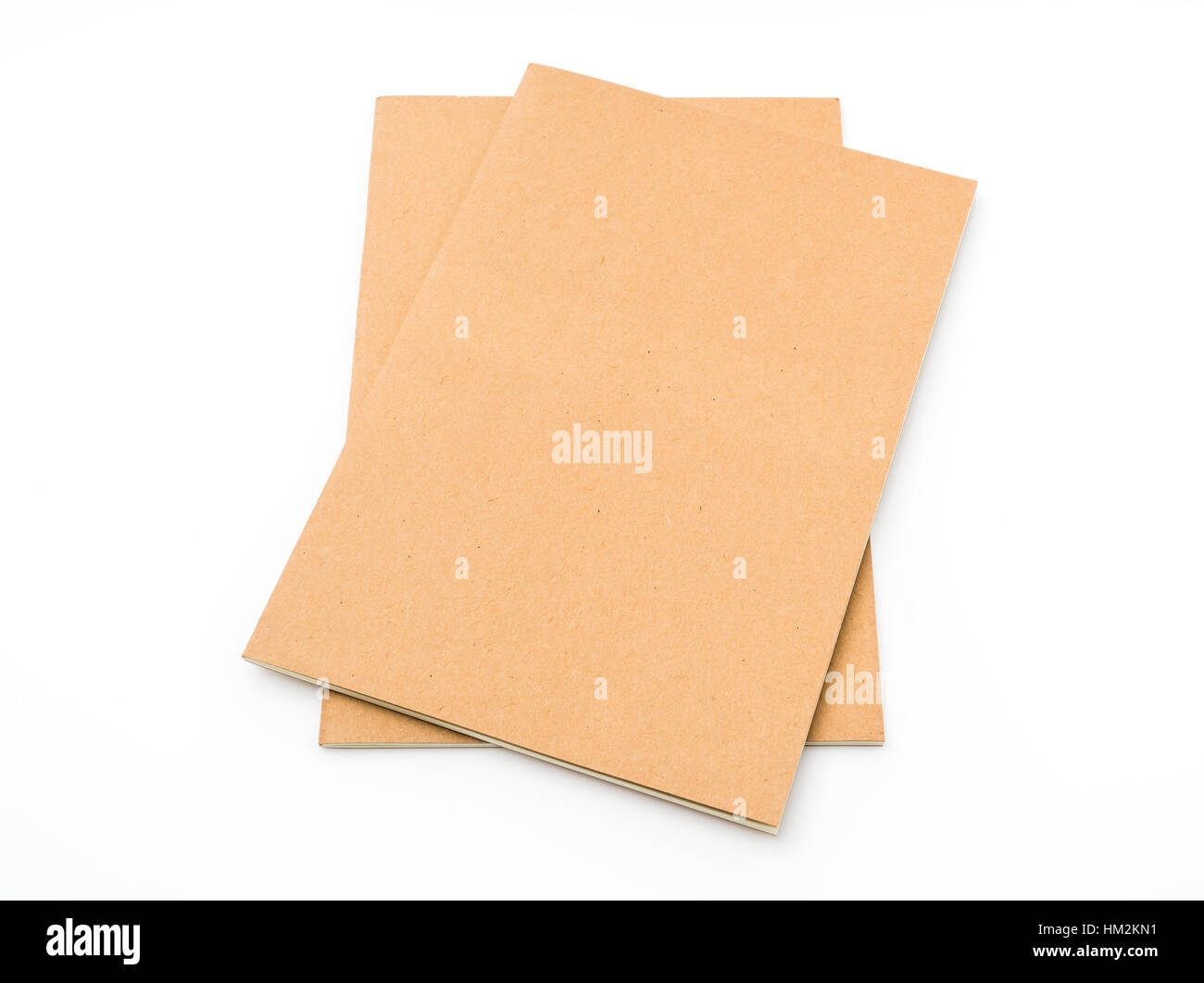 Recycled paper book on white background Stock Photo - Alamy