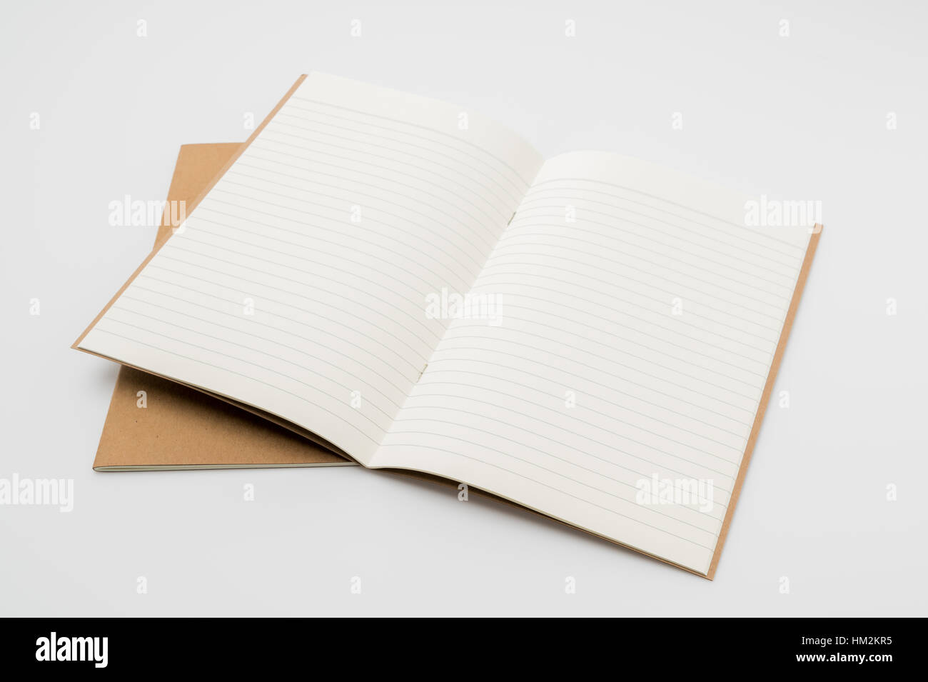 Recycled paper book on white background Stock Photo - Alamy
