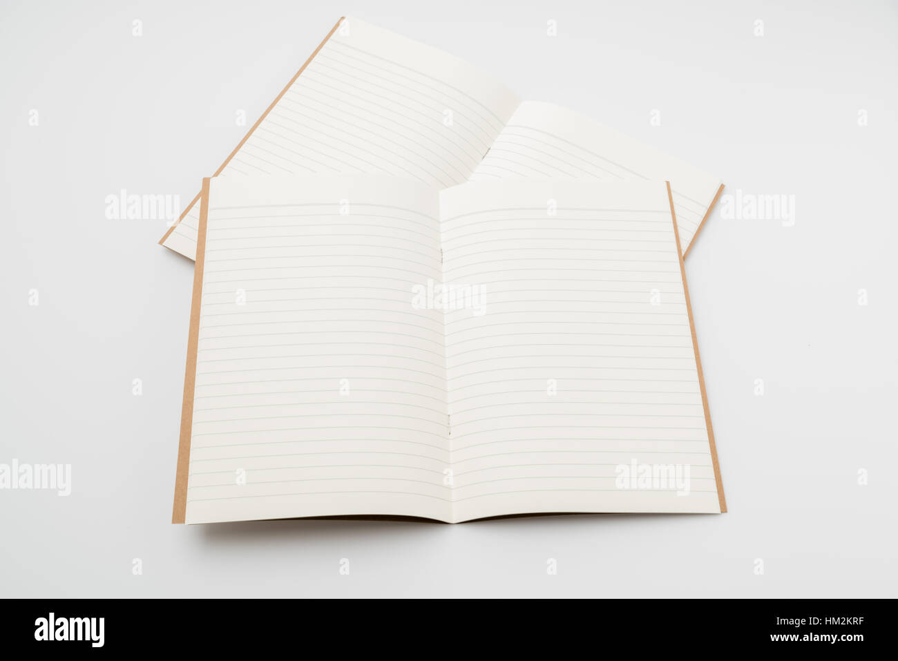 Recycled paper book on white background Stock Photo - Alamy