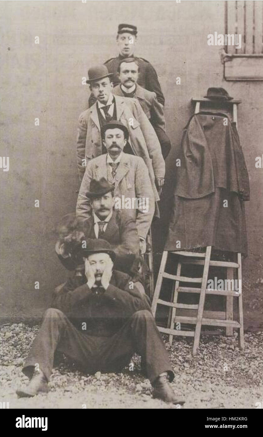 This photograph, taken circa 1885, captures a moment in history with ...