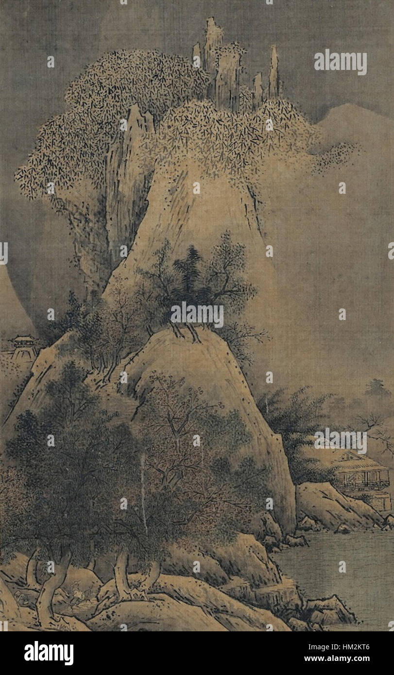 Sesshu Toyo's 'Landscape of the Four Seasons (Winter)' is a classic ...