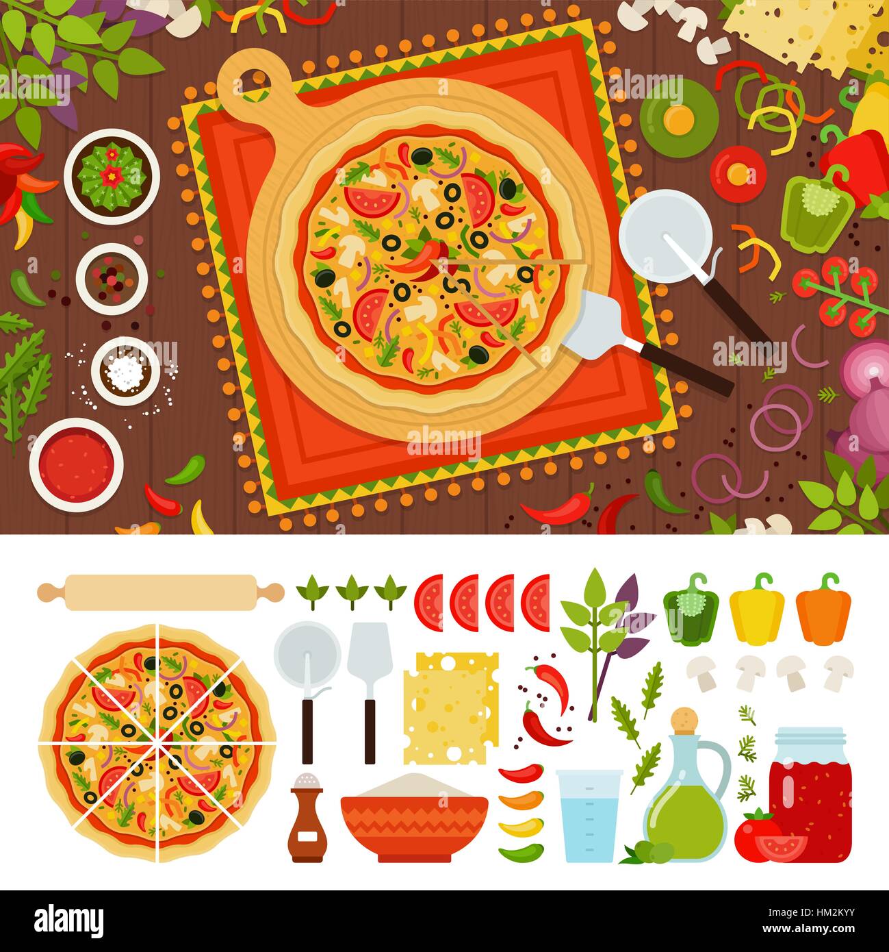 Mexican basilica Stock Vector Images - Alamy