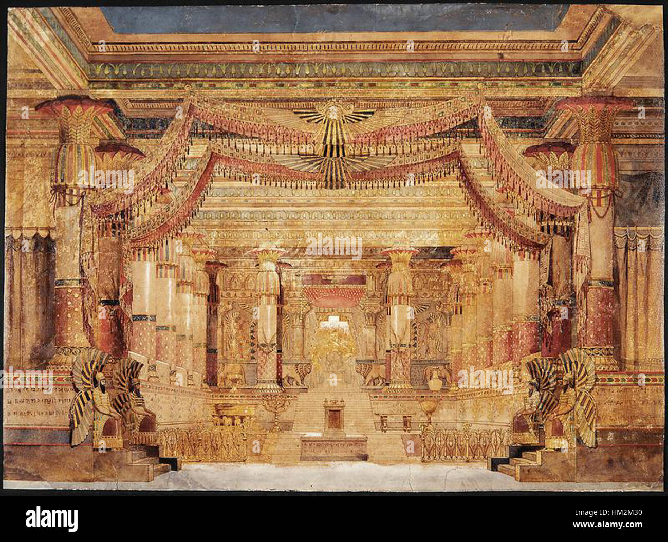 This painting by Johann Kautsky depicts the legendary King of Saba, a ...