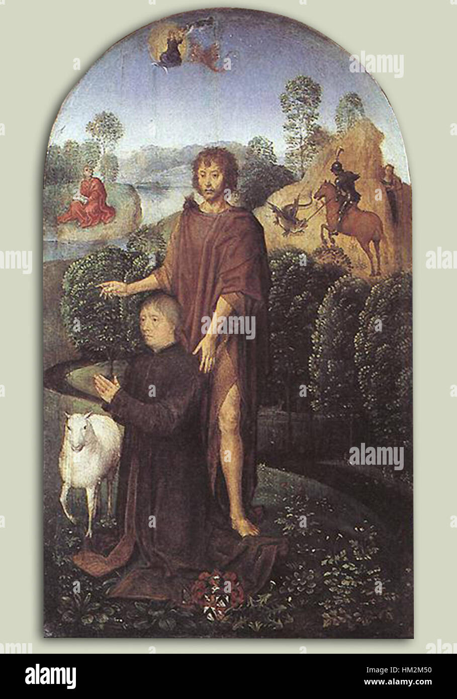 The 'Diptych of Jean de Cellier' by Hans Memling is a Renaissance-era ...