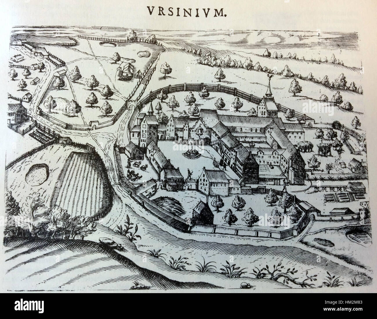 *Kloster Irsee* by Carl Stengel portrays the serene and historic Irsee ...