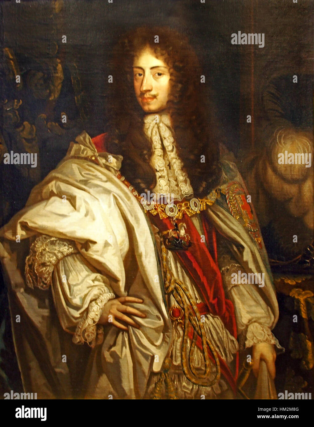 This portrait of *Jakob II von England*, also known as James II, was ...