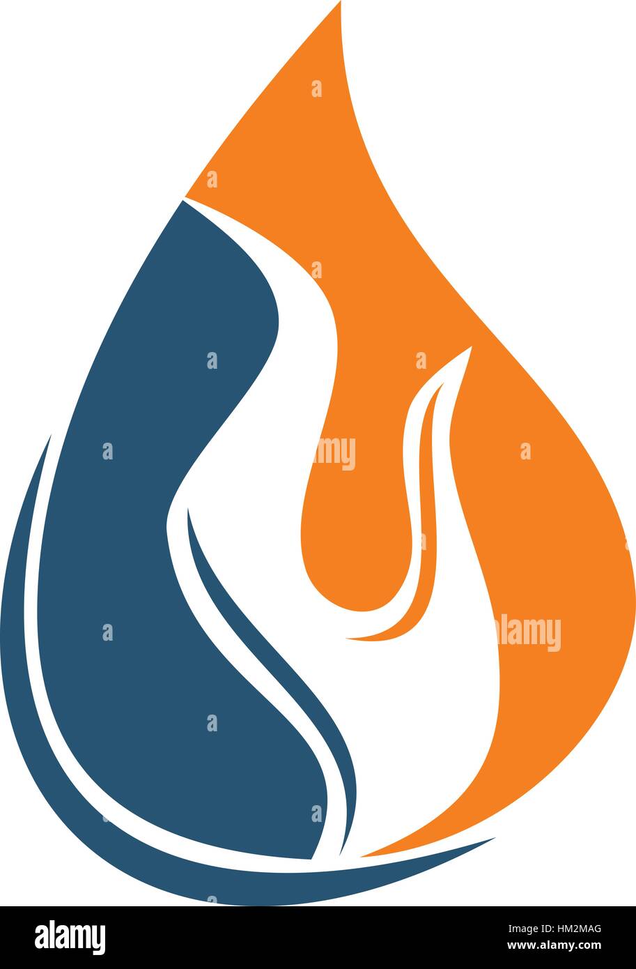 Natural gas flame Stock Vector Images - Alamy