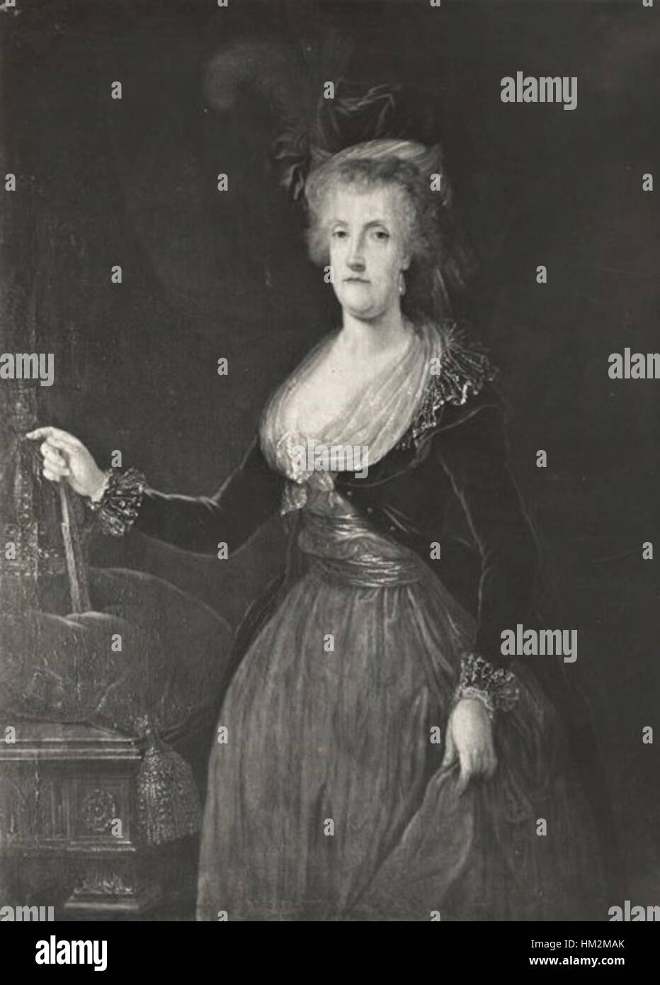 This portrait of Maria Carolina of Austria, an 18th-century royal ...