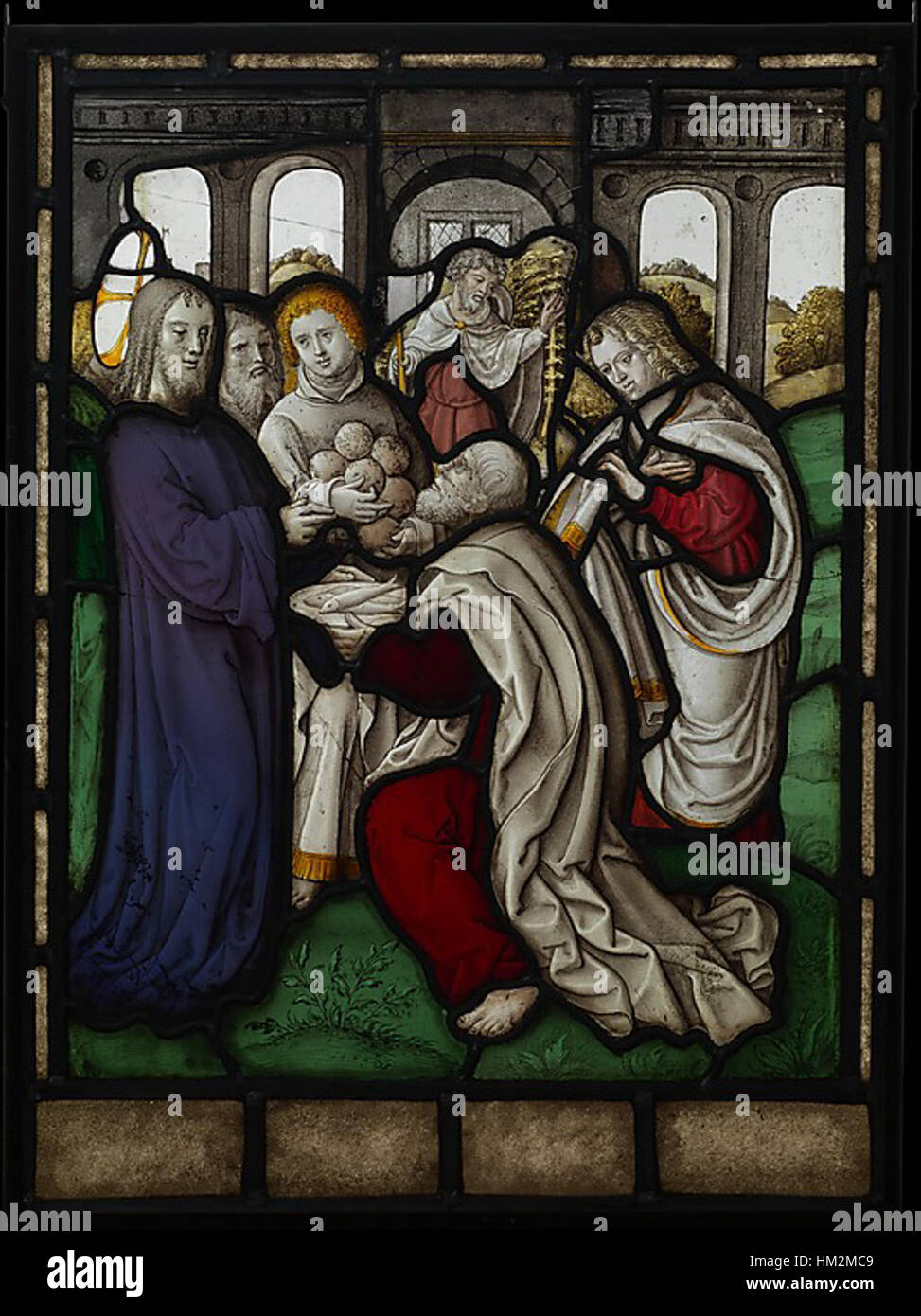 Jan Rombouts’ 'Miracle of the Loaves and Fishes' portrays the biblical ...