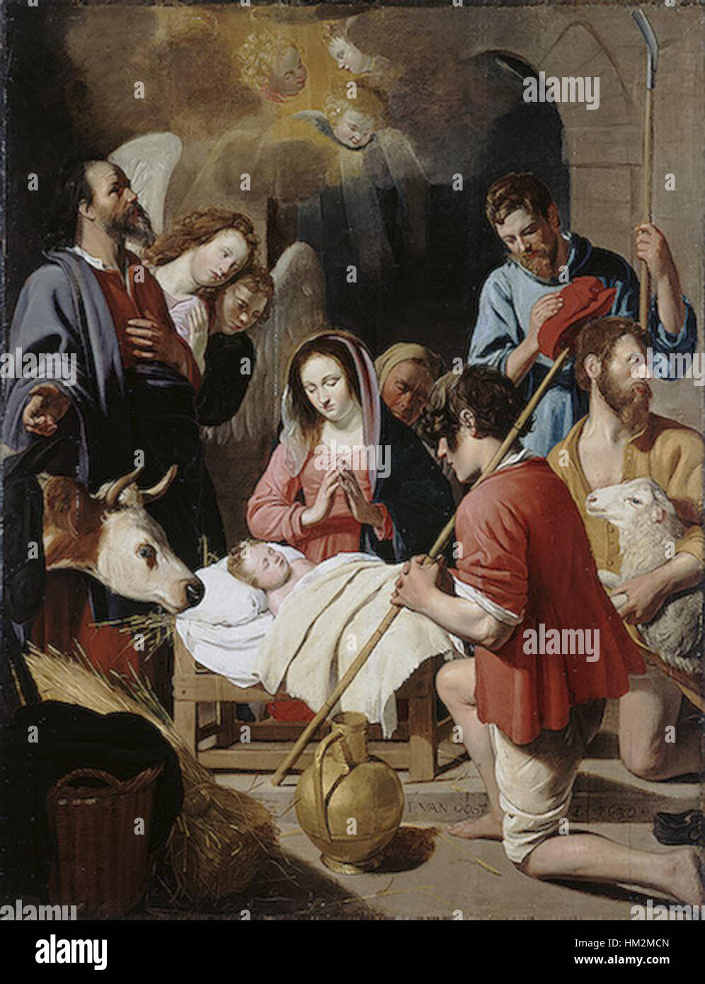 Jacob van Oost Iâ€™s 'Adoration of the Shepherds' depicts the nativity ...