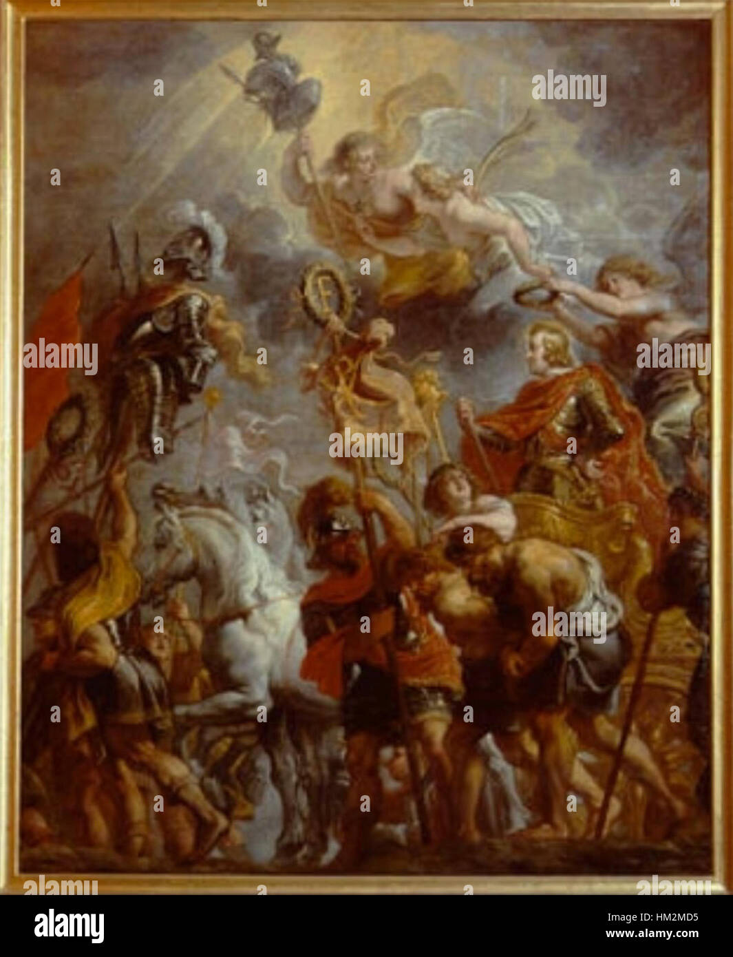 This painting by Jan van den Hoecke depicts the grand procession of ...