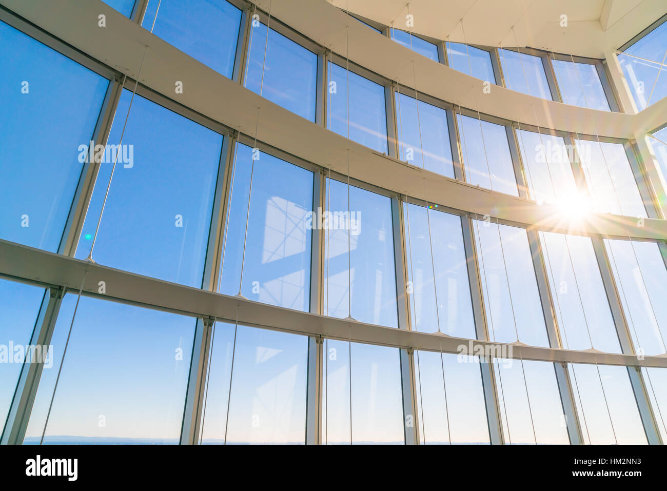 Big window with sunshine Stock Photo - Alamy
