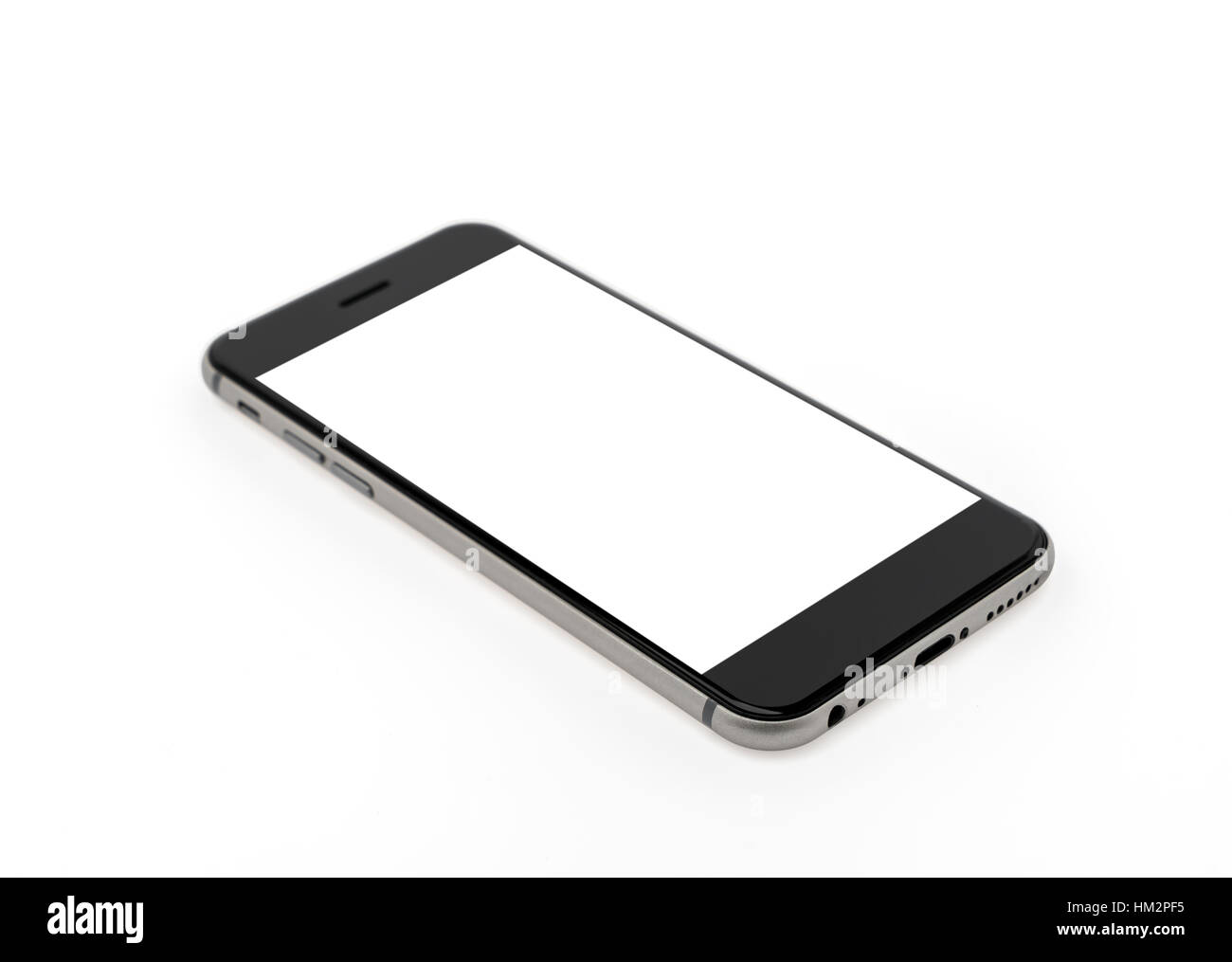 Mobile phone on white background Stock Photo - Alamy