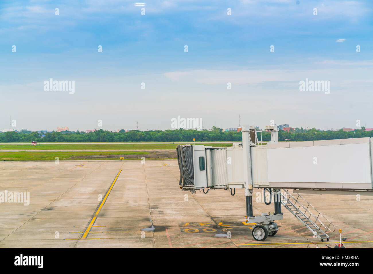 Airport terminal boarding gate Stock Photo - Alamy