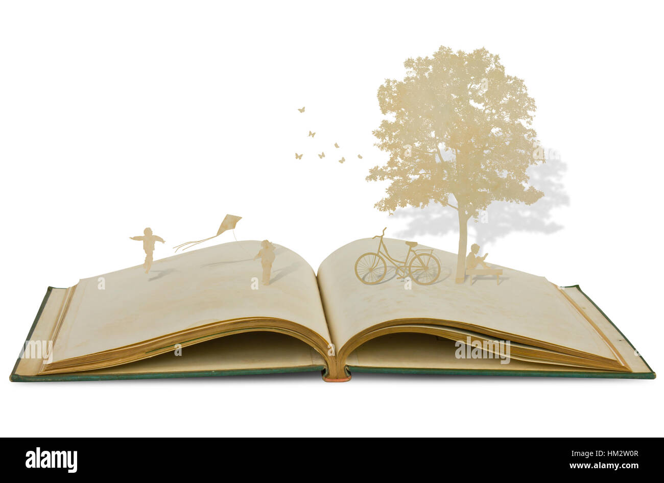 Parents reading with children Cut Out Stock Images & Pictures - Alamy