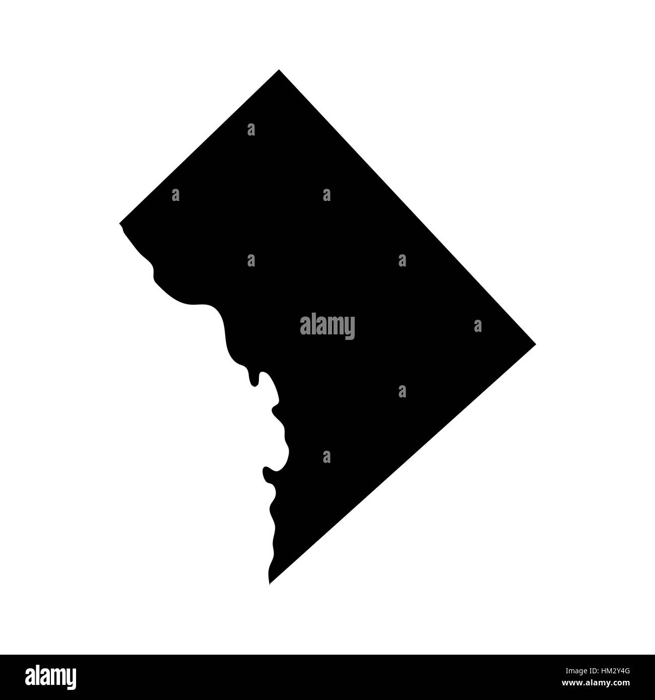 map of the U.S. District Columbia Stock Vector Image & Art - Alamy