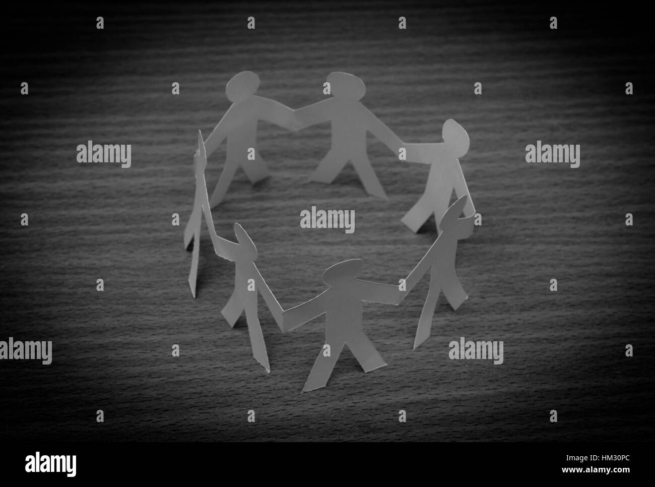 Collection concept cut out Black and White Stock Photos & Images - Alamy