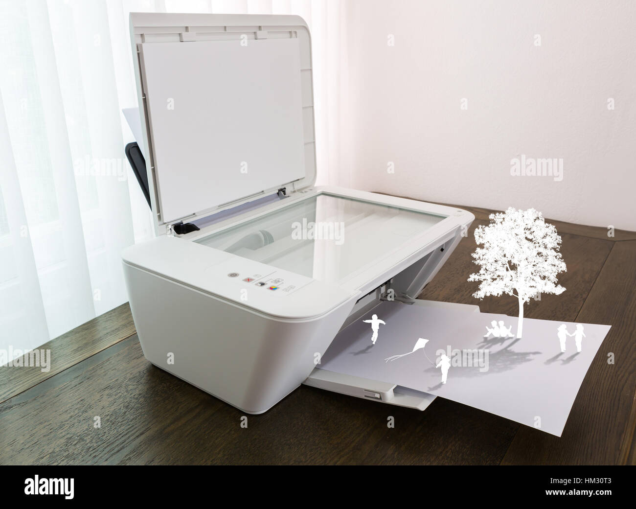 Child use inkjet printer hi-res stock photography and images - Alamy