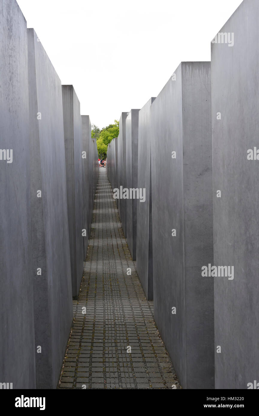 Holocaust Memorial made of blocks of stones in Berlin by Peter Eisenman ...