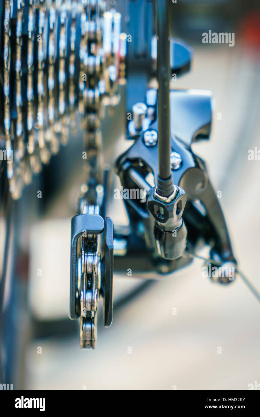 Bicycle gears disc brake hi-res stock photography and images - Alamy