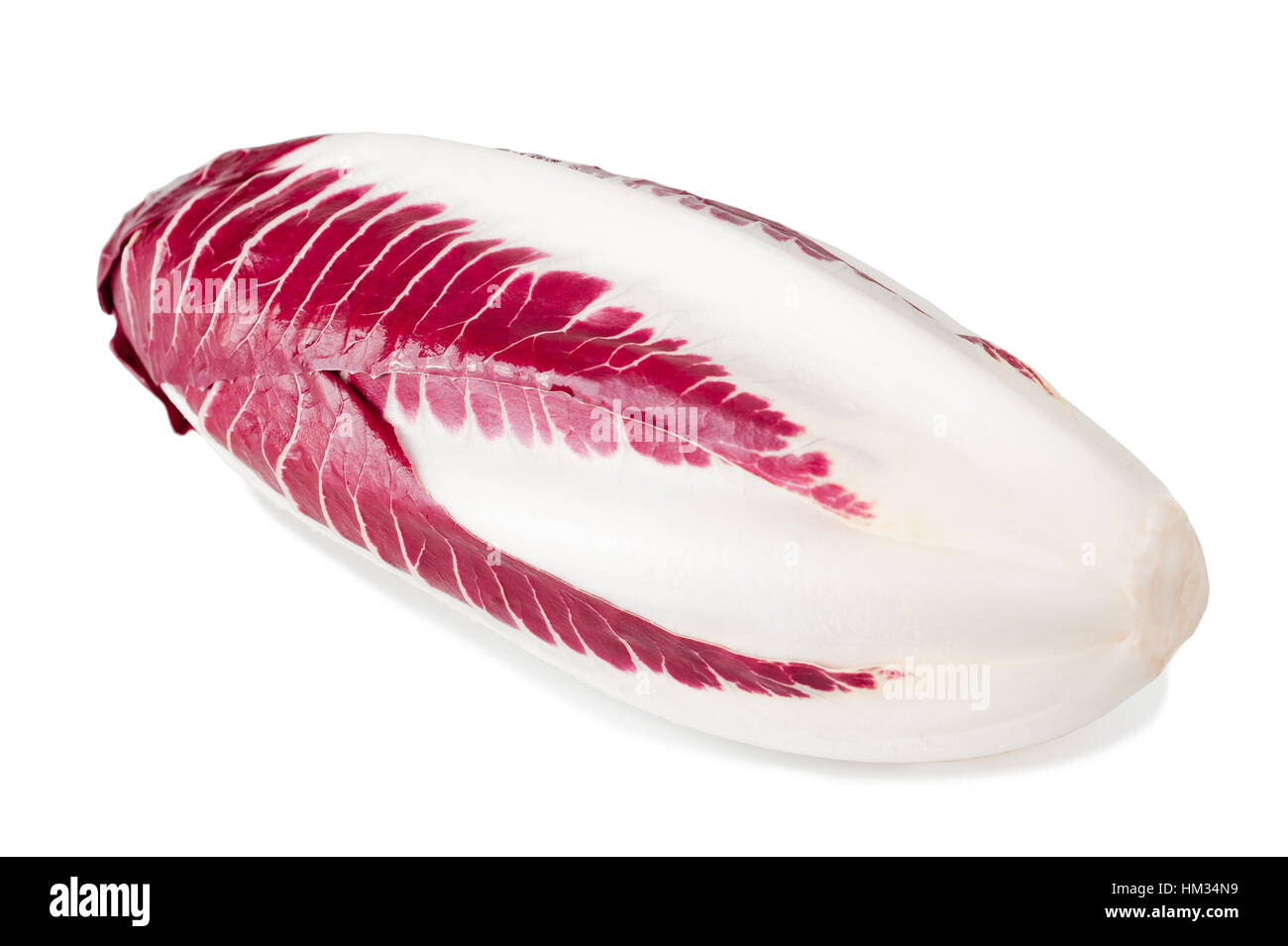 red chicory isolated on white Stock Photo - Alamy