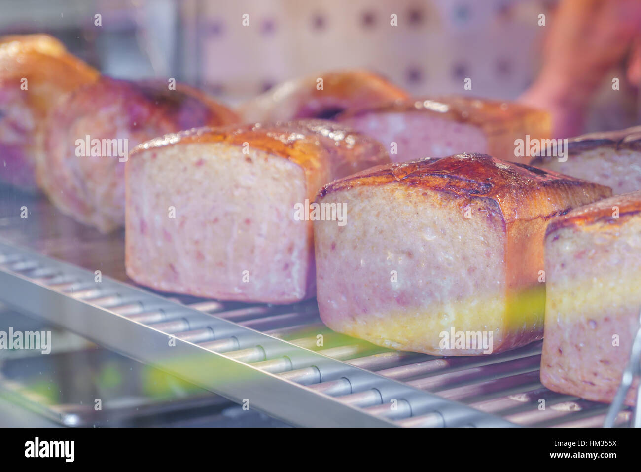 Meat cooked in oven Stock Photo - Alamy