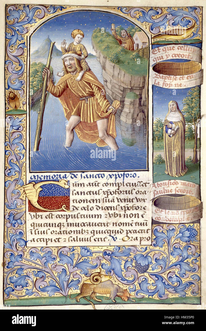 The 'Heures de Charles VIII' is a medieval illuminated manuscript, with ...