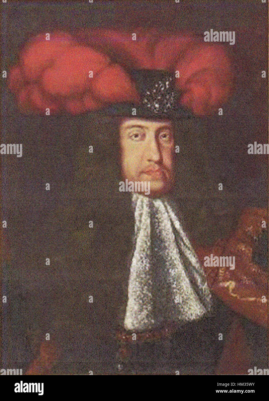 Kaiser Karl VI von Habsburg, Emperor of Austria, is portrayed in this ...