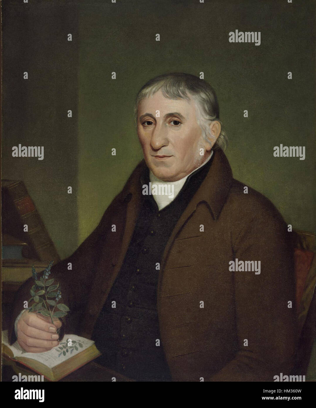 John Lewis Krimmel - Portrait of Jacob Ritter, Sr. (1818-19 Stock Photo ...