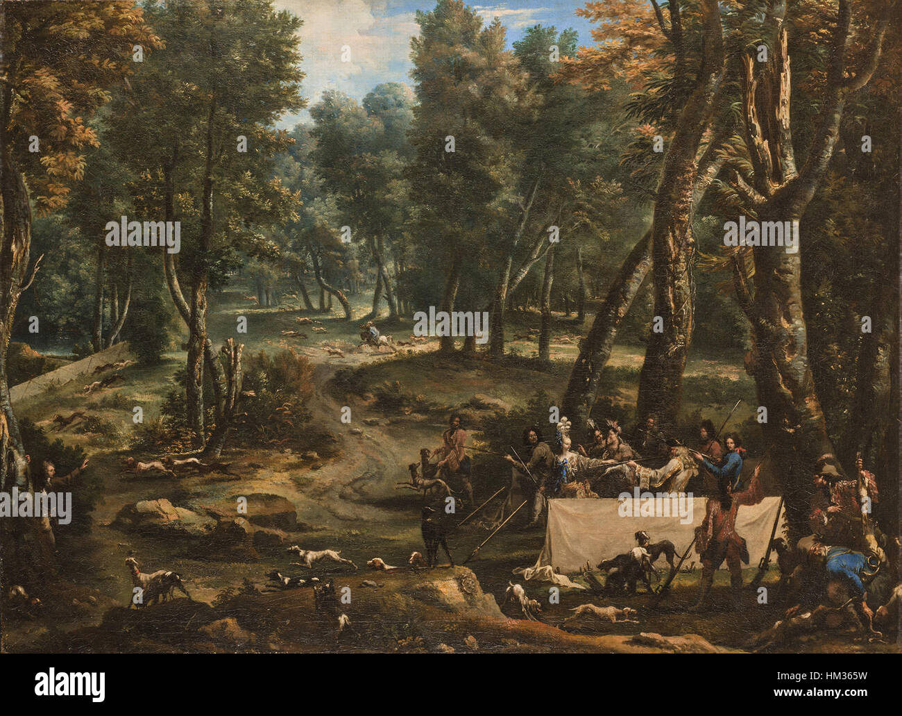 'La caccia del Gran Principe Ferdinando de' Medici' by Magnasco ...