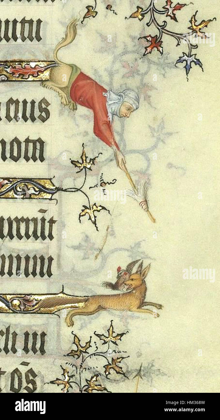 A page from the 'Grandes Heures de Jean de Berry,' featuring a ...