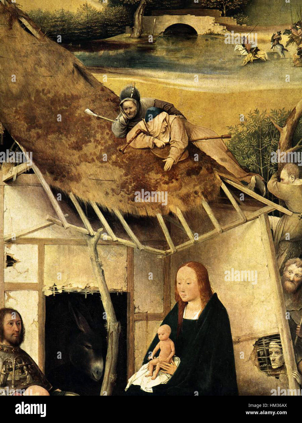 The 'Adoration of the Magi' by Jheronimus Bosch is a famous piece known ...