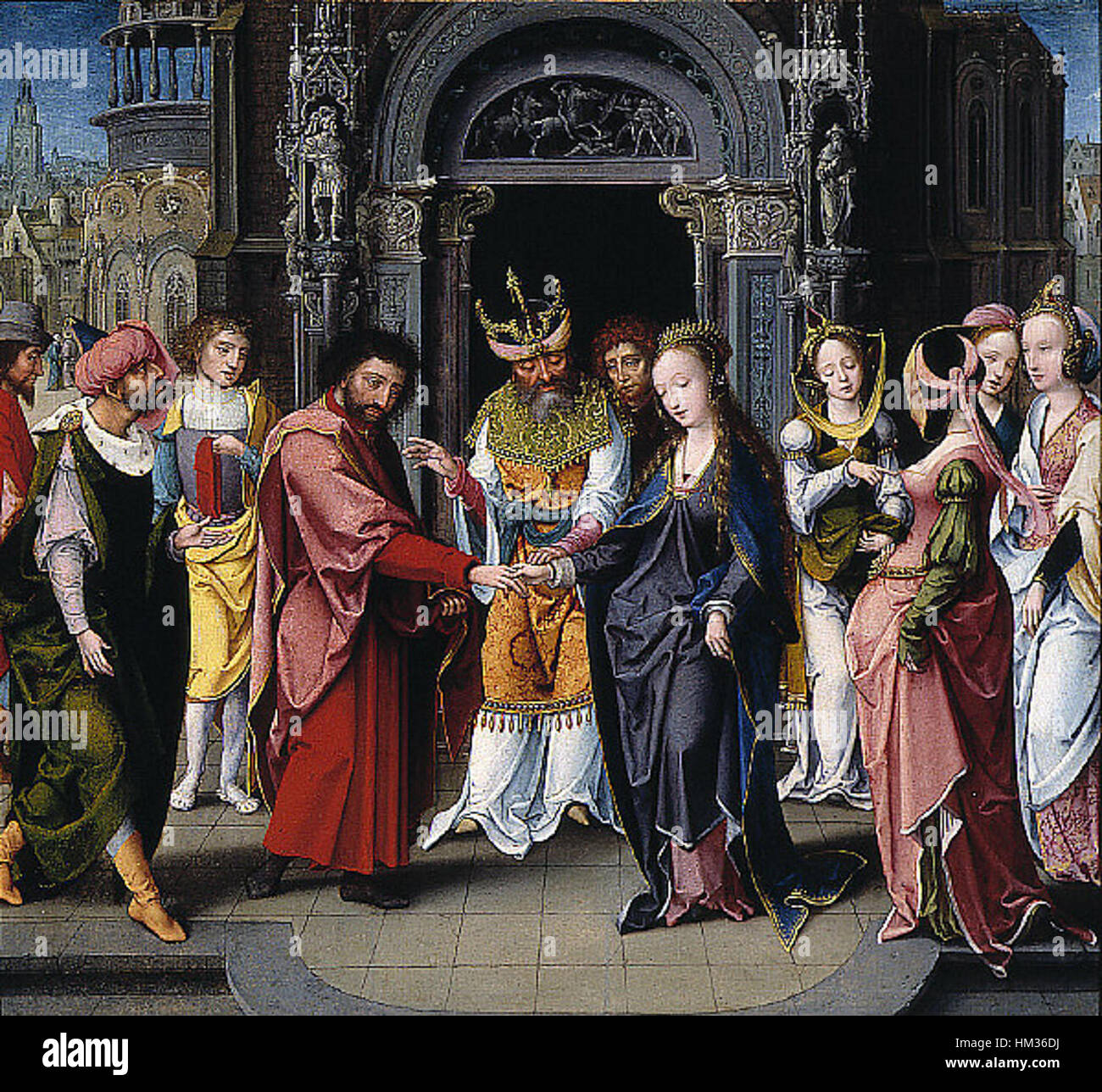 This painting by Jan Mertens the Younger depicts the sacred moment of ...